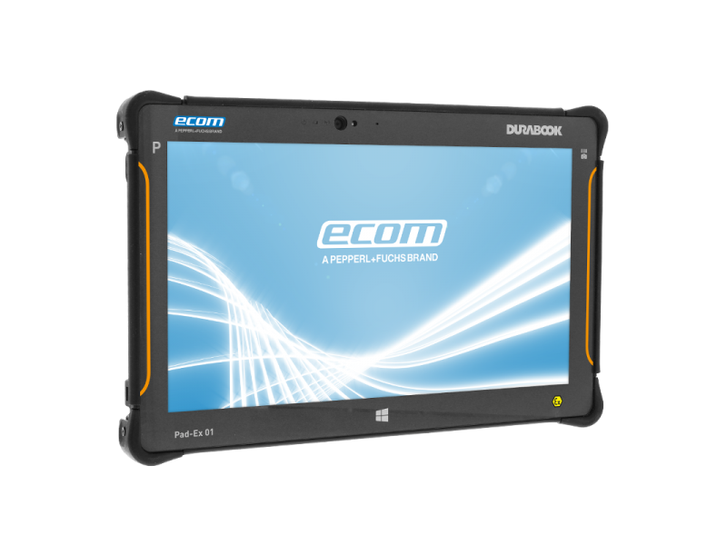 Tablet Industrial - ECOM Instruments Pad-Ex 01 P8 D2 para Divisão 2 Windows